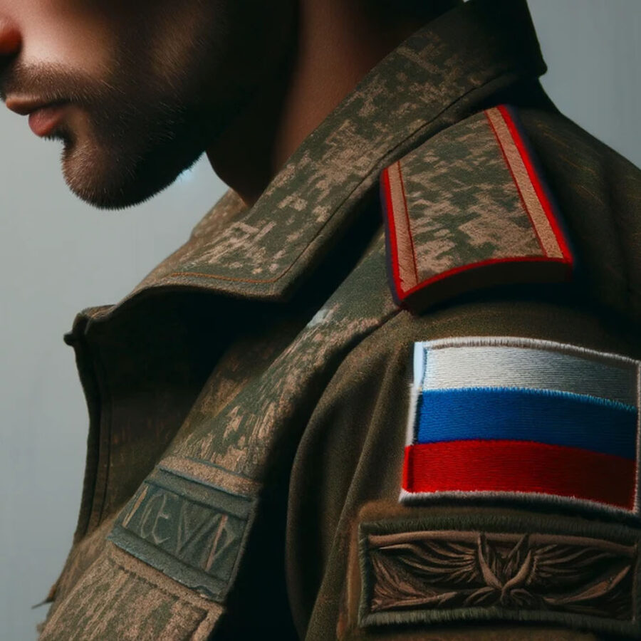 Российский офицер сжёг свой военный билет, чтобы не попасть в плен ...